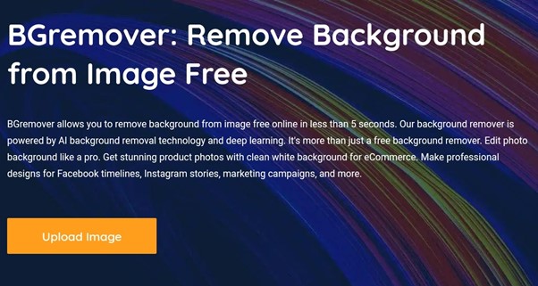 Top 5 Online Tools To Create Transparent Bakcground BGremover